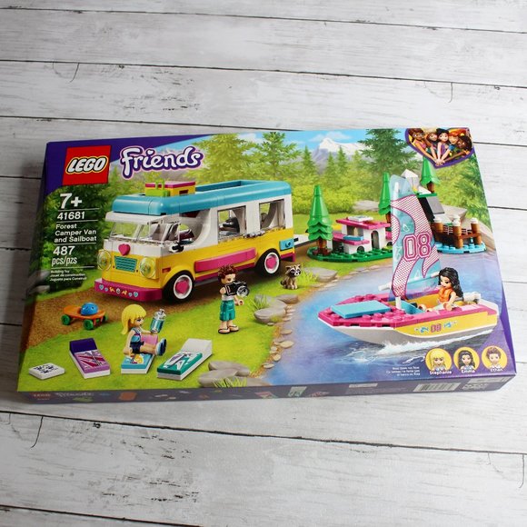 Lego | Toys | Lego Friends Set Forest Camper Van And Sailboat Camping ...